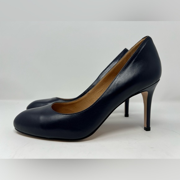Corso Como | Shoes | Corso Como Womens Navy Blue Leather Slip On Almond ...